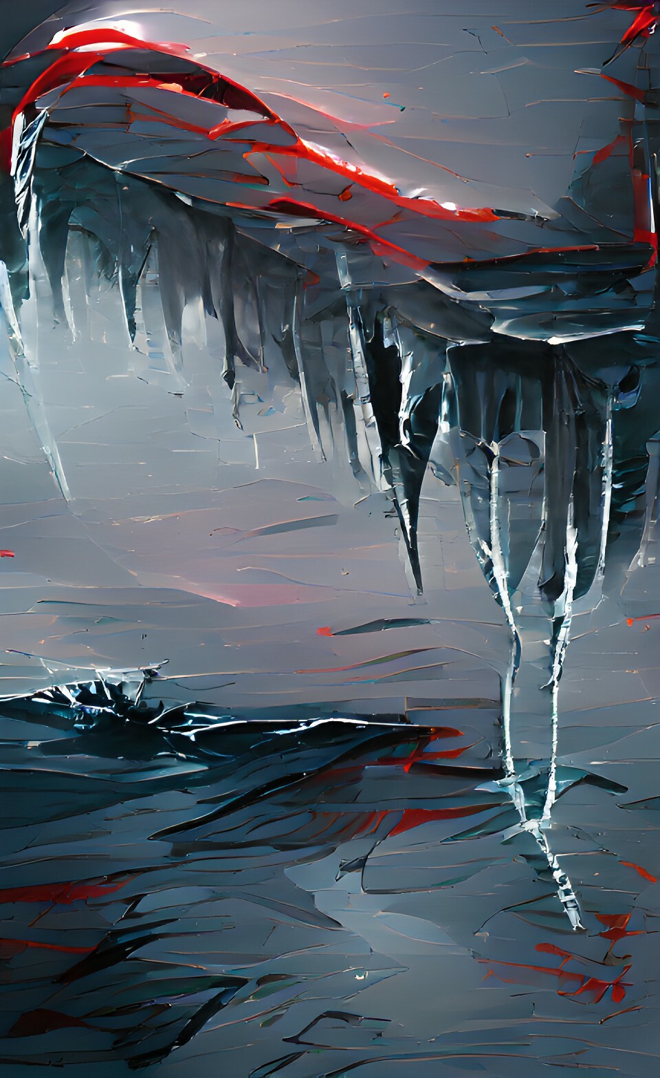 ArtStation - ice Edge Cracked Random Style 1000 image Pack | Game Assets