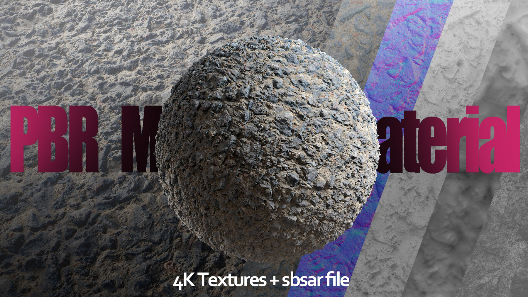 ArtStation - Base Material-Asphalt Ground | PBR Material+Textures ...