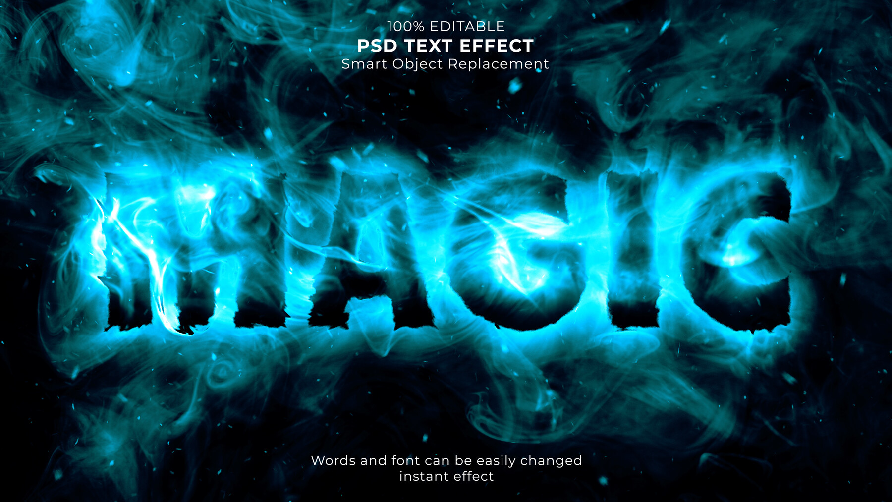 ArtStation - Magic PSD fully editable text effect. Layer style PSD ...