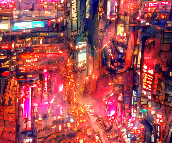 ArtStation - CyberPunk Mega city 340 texture pack | Artworks