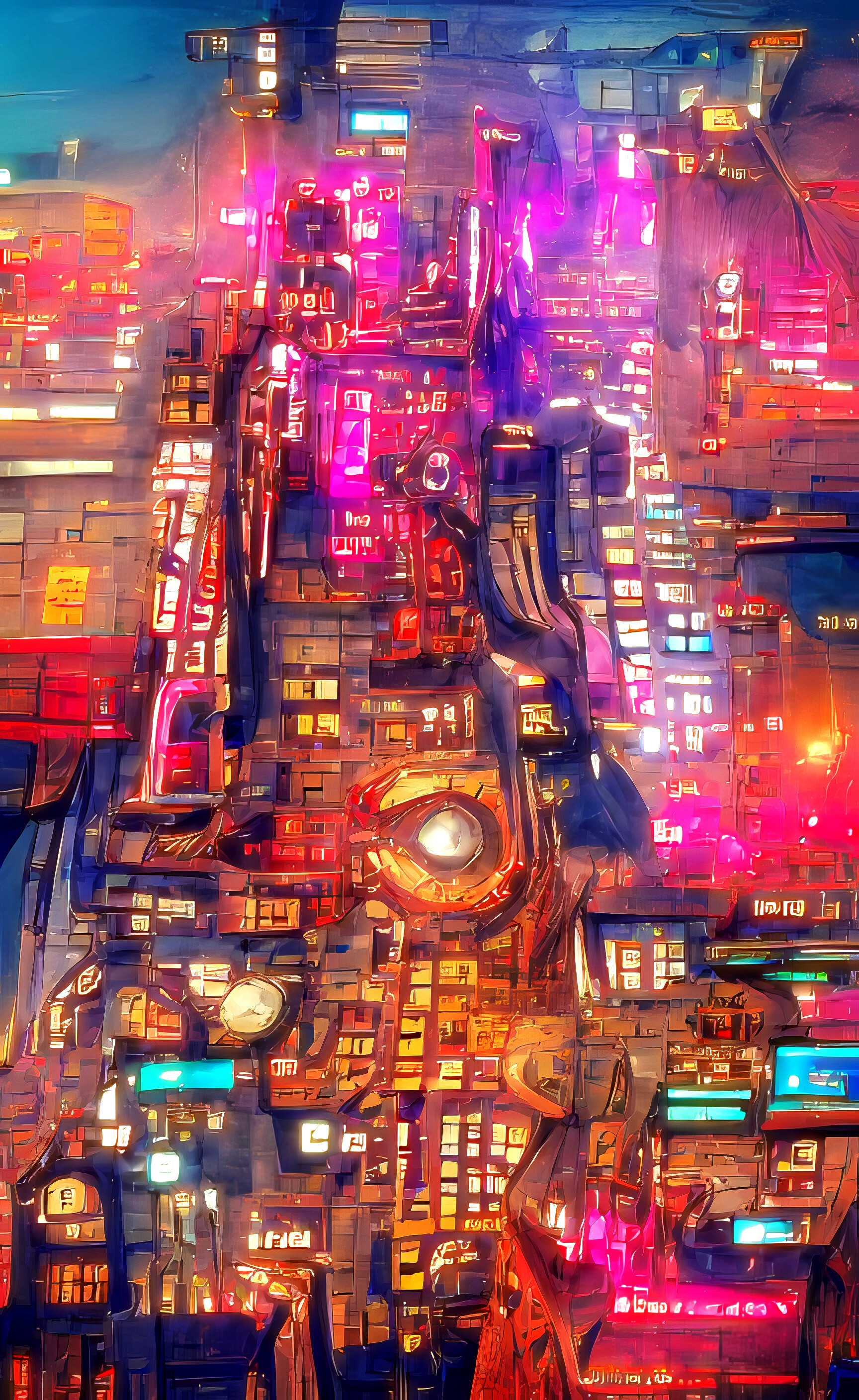 ArtStation - CyberPunk Mega city 340 texture pack | Artworks