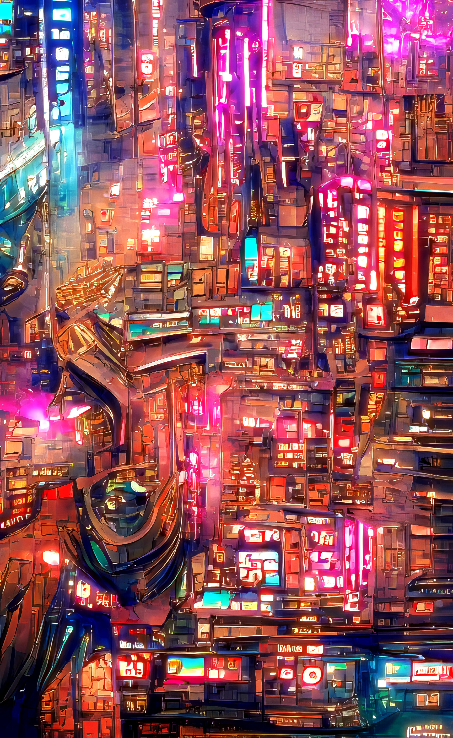 ArtStation - CyberPunk Mega city 340 texture pack | Artworks