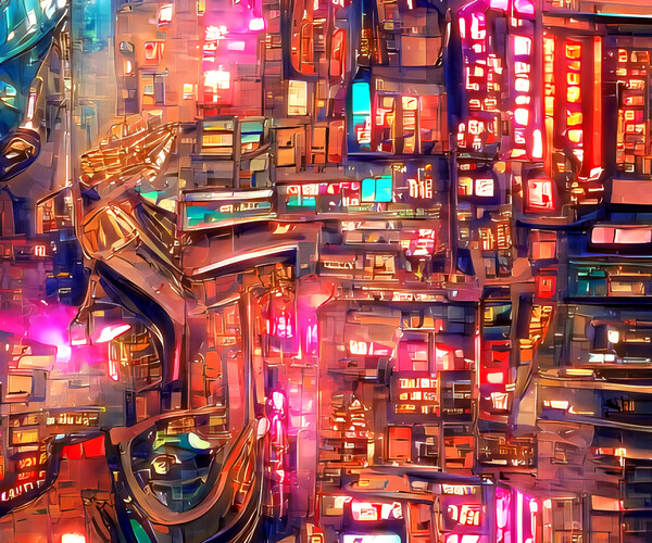 ArtStation - CyberPunk Mega city 340 texture pack | Artworks