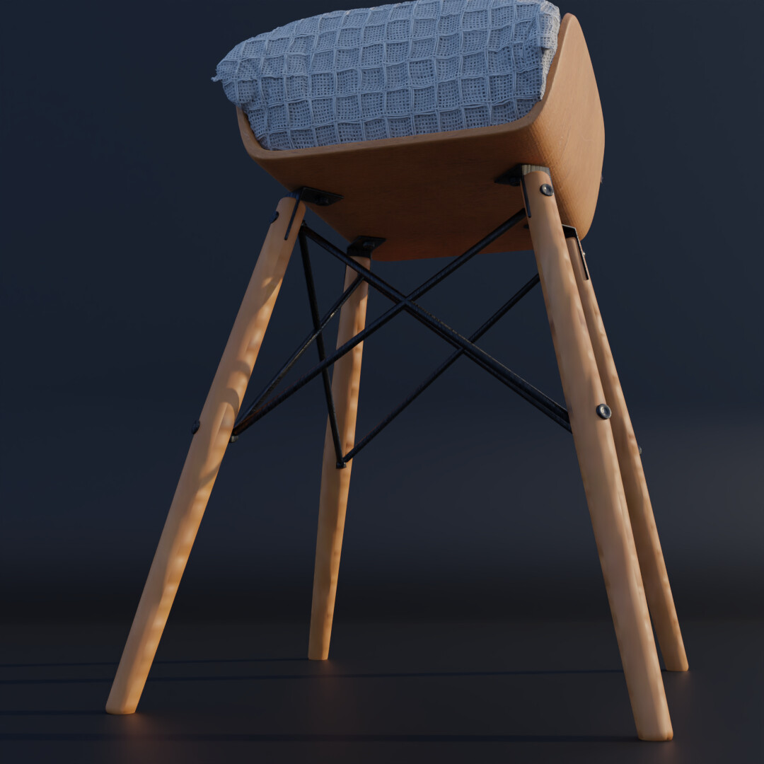 ArtStation - Stool Eames Eiffel | Resources