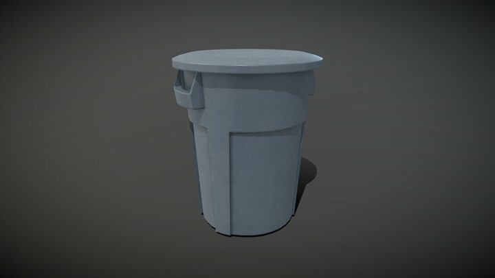 ArtStation - TrashBin2 | Game Assets