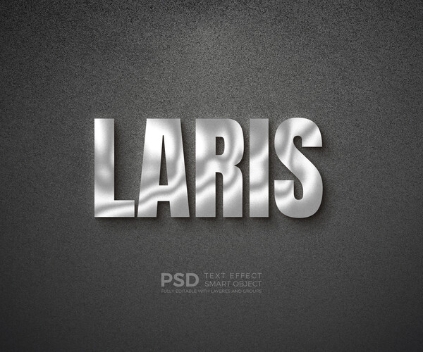 ArtStation - Laris PSD fully editable text effect. Layer style PSD ...
