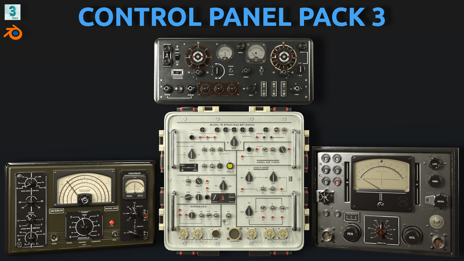ArtStation - Control panel - panel pack 3 | Resources