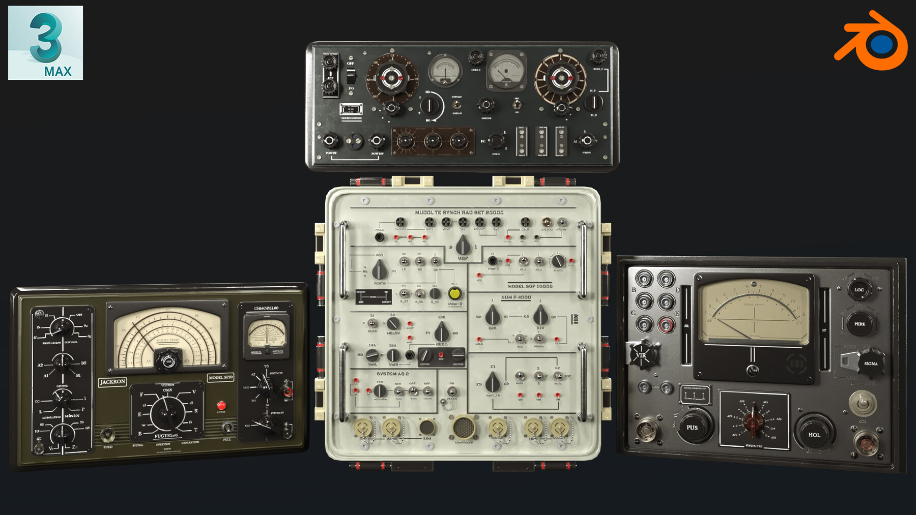 ArtStation - Control panel - panel pack 3 | Resources