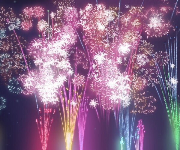 ArtStation - Realistic fireworks overlays, Fireworks Backdrops PSD ...