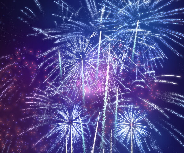 ArtStation - Realistic fireworks overlays, Fireworks Backdrops PSD ...