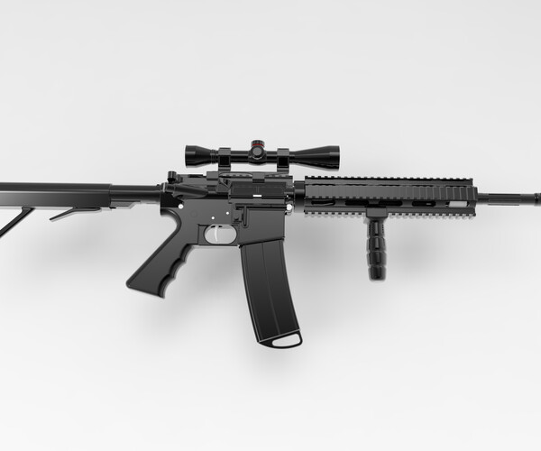 ArtStation - Rifle Gun 3D Printing Model - Digital File | Resources