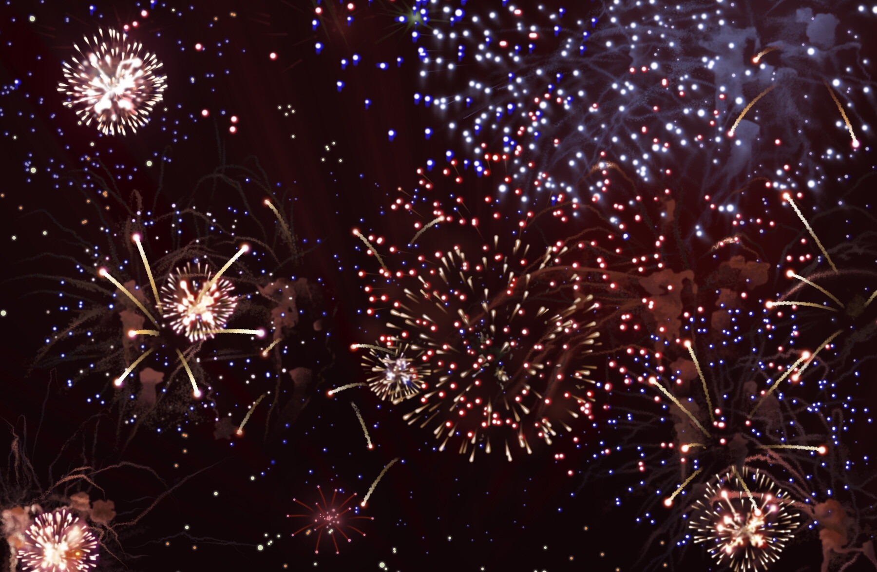 ArtStation - Realistic fireworks overlays, Fireworks Backdrops PSD ...