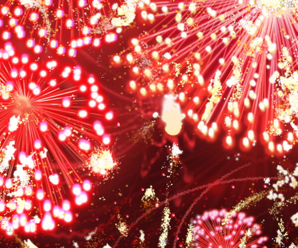 ArtStation - Realistic fireworks overlays, Fireworks Backdrops PSD ...