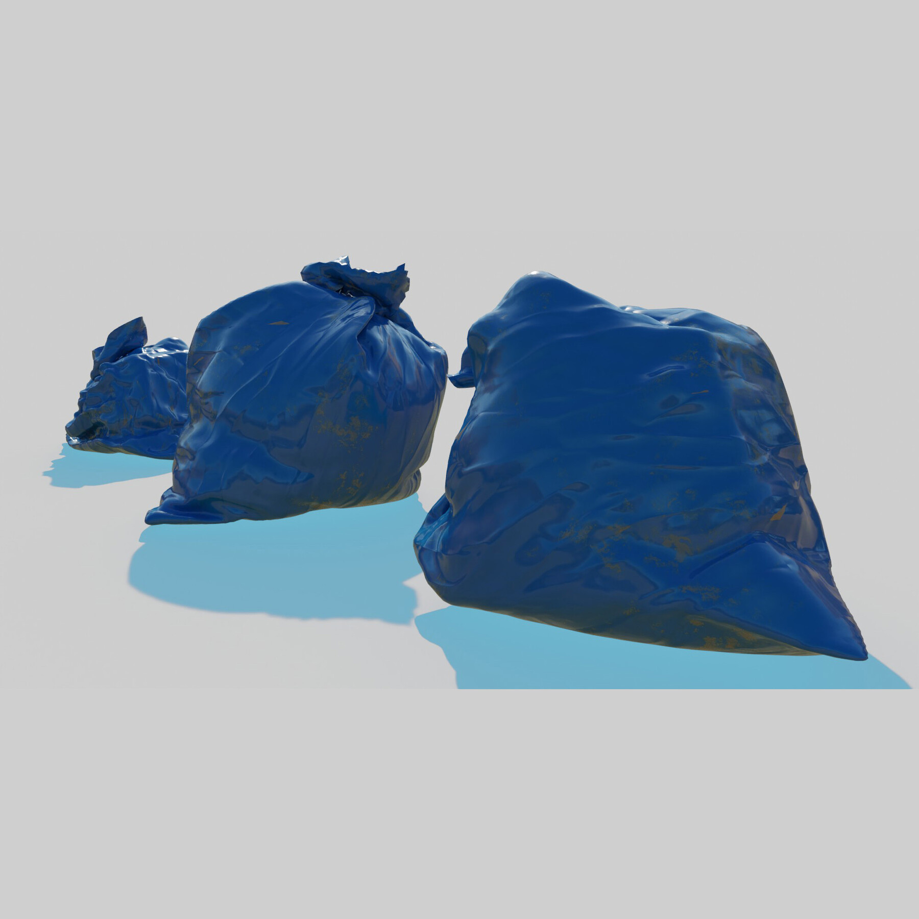 ArtStation - Blue Trash Bag Pack | Resources