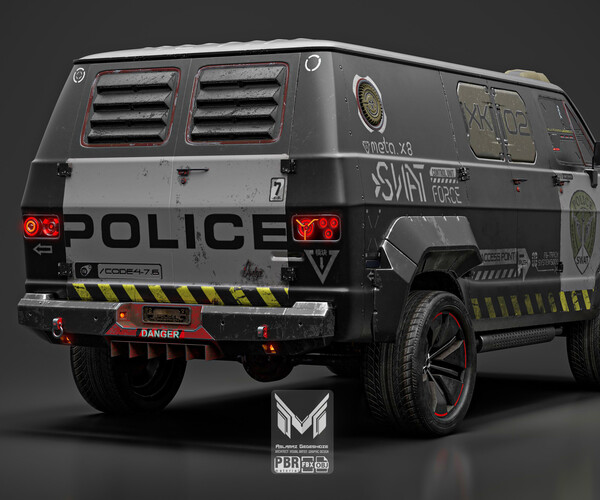 ArtStation - Cyber Van.2035 | Game Assets