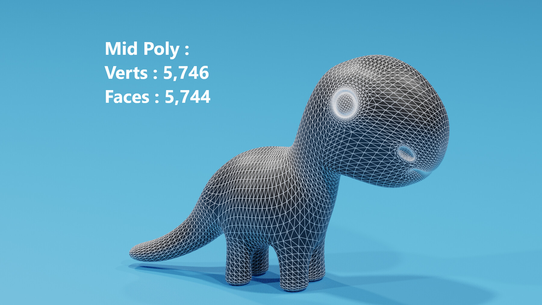 ArtStation - Cartoon Cute Dinosaur Toy 3D model | Resources