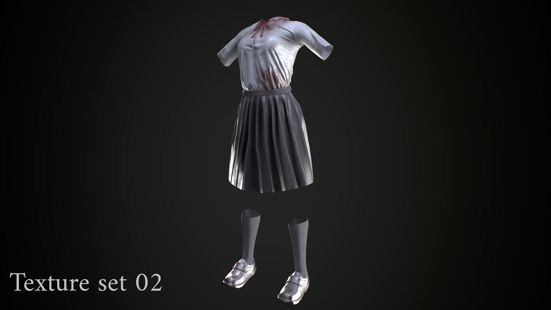 ArtStation - School Girl Uniform | Game Assets