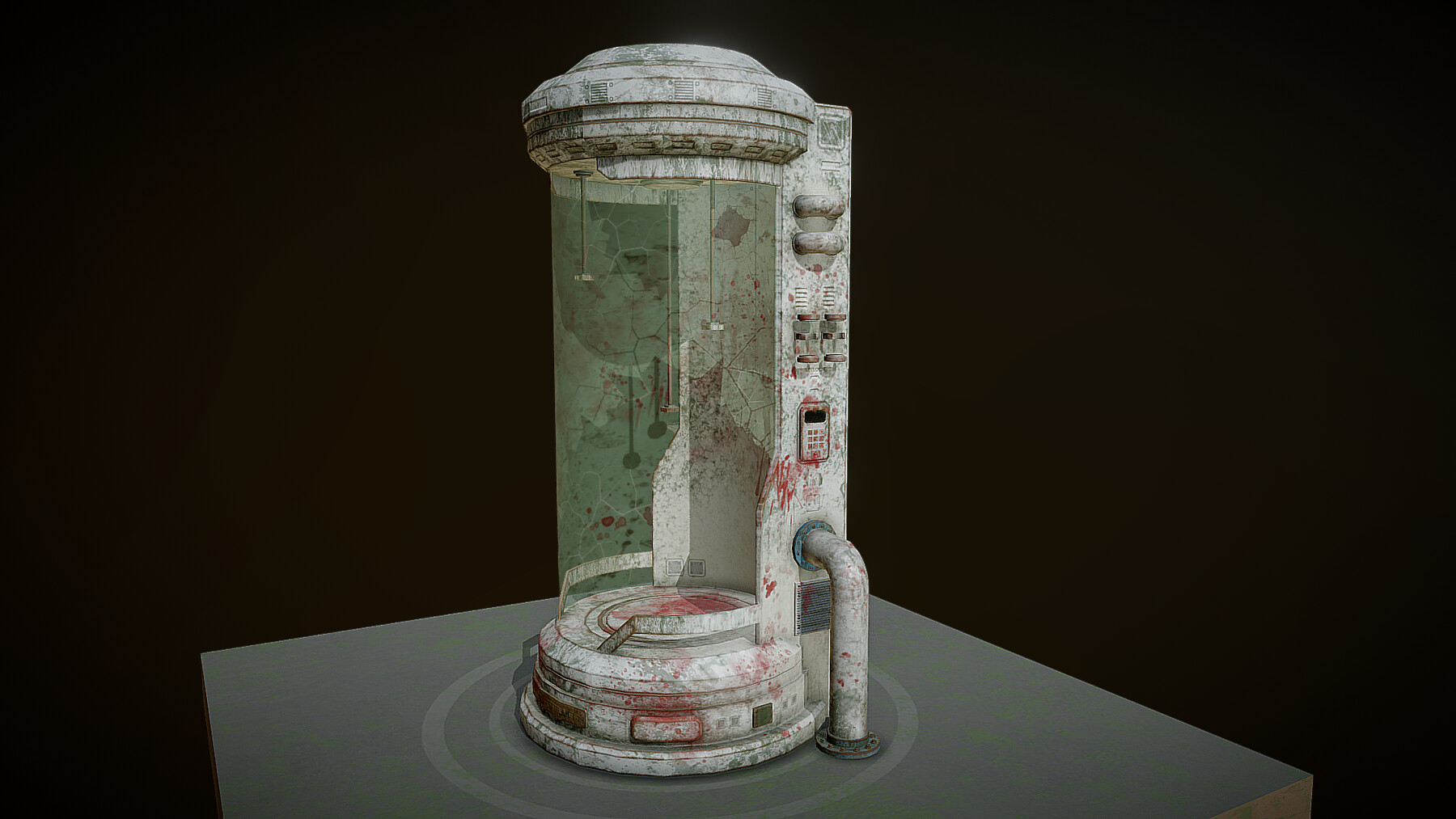 ArtStation - Sci-fi Old Laboratory Capsule | Game Assets