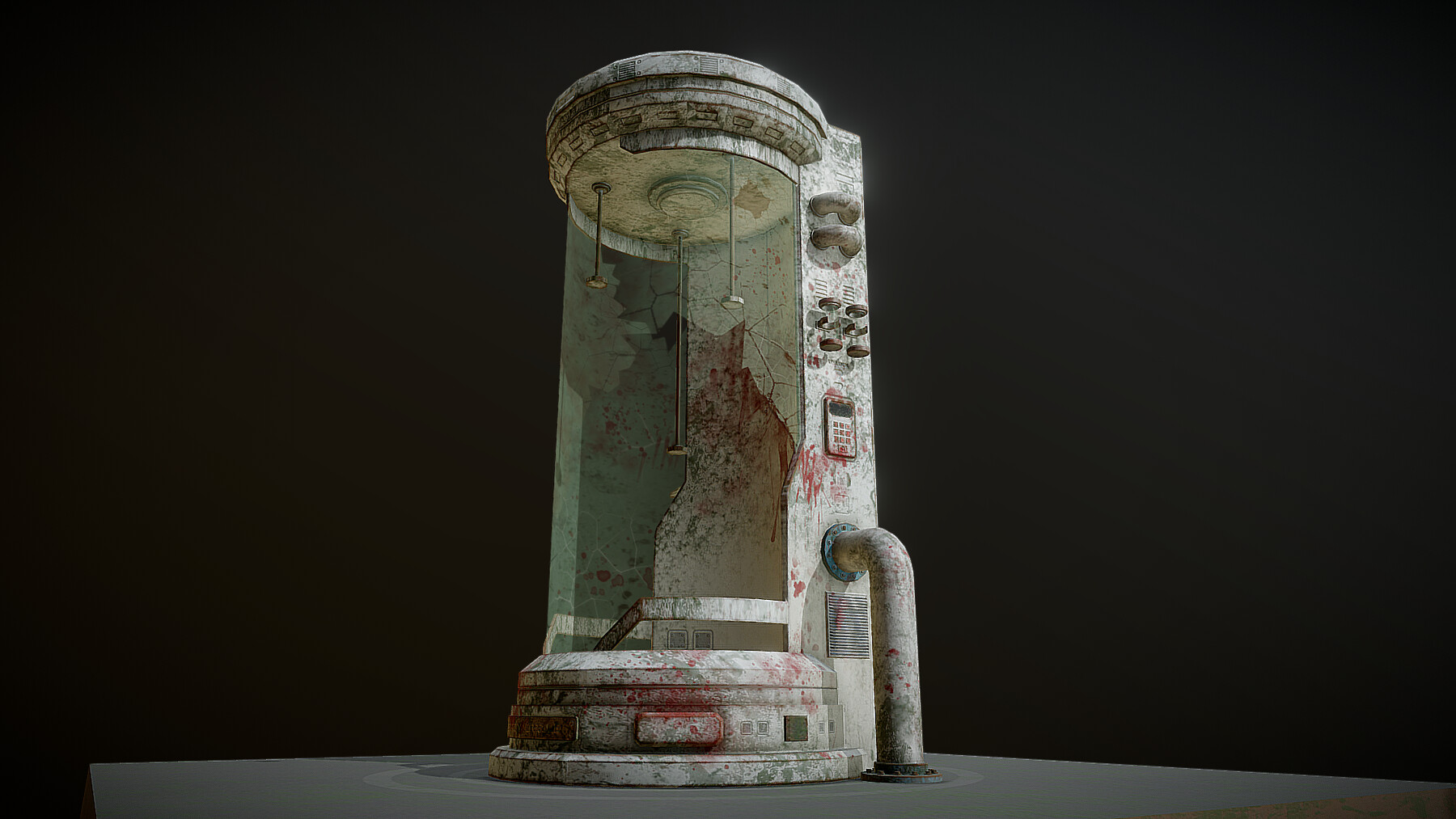 ArtStation - Sci-fi Old Laboratory Capsule | Game Assets