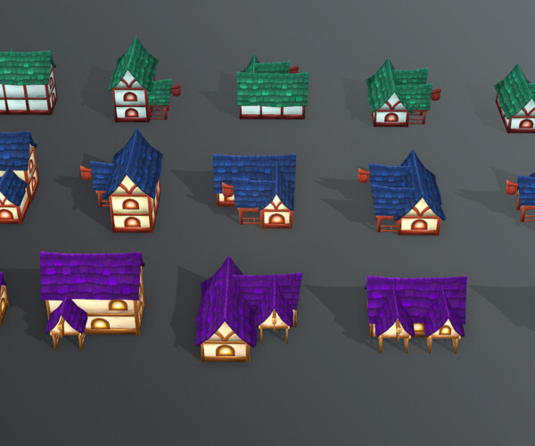 ArtStation - Stylized Fantasy Village | Game Assets