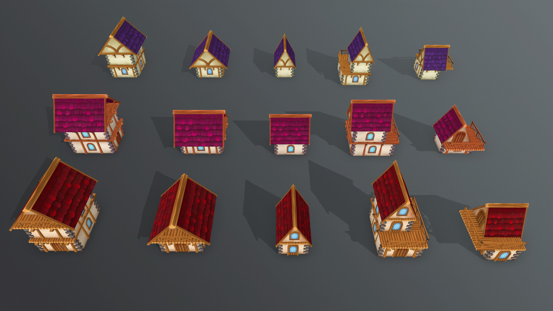 ArtStation - Stylized Fantasy Village | Game Assets