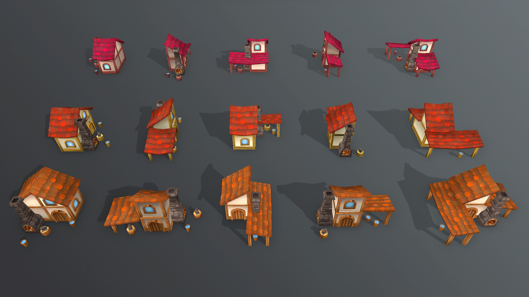 ArtStation - Stylized Fantasy Village | Game Assets