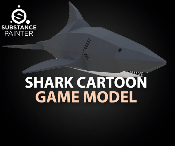 ArtStation - Shark Cartoon | Game Assets
