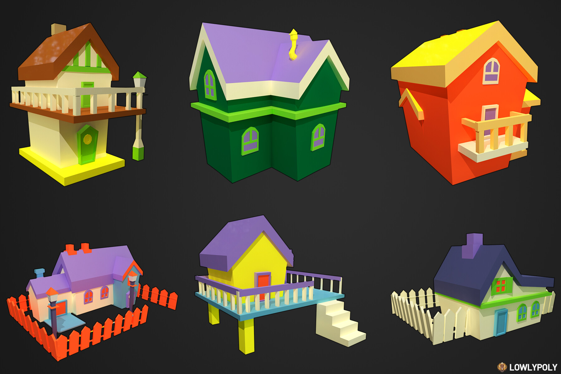 ArtStation - Simple Houses | Game Assets
