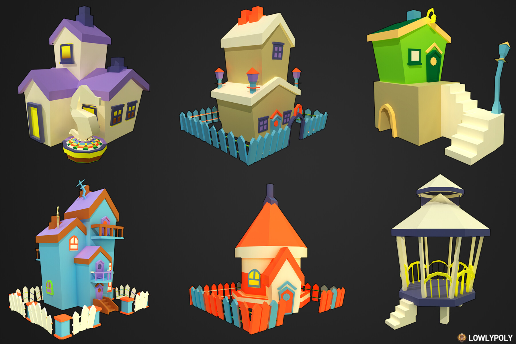 ArtStation - Simple Houses | Game Assets