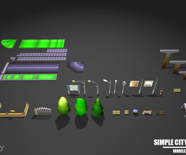 ArtStation - Simple City Constructor | Game Assets