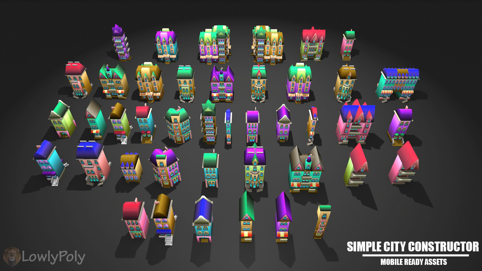 ArtStation - Simple City Constructor | Game Assets