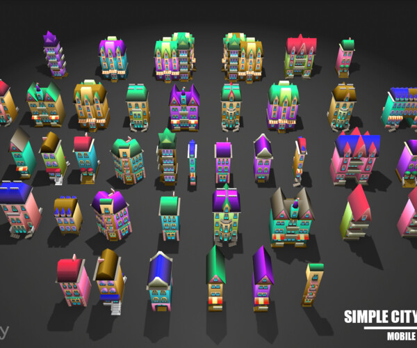 ArtStation - Simple City Constructor | Game Assets