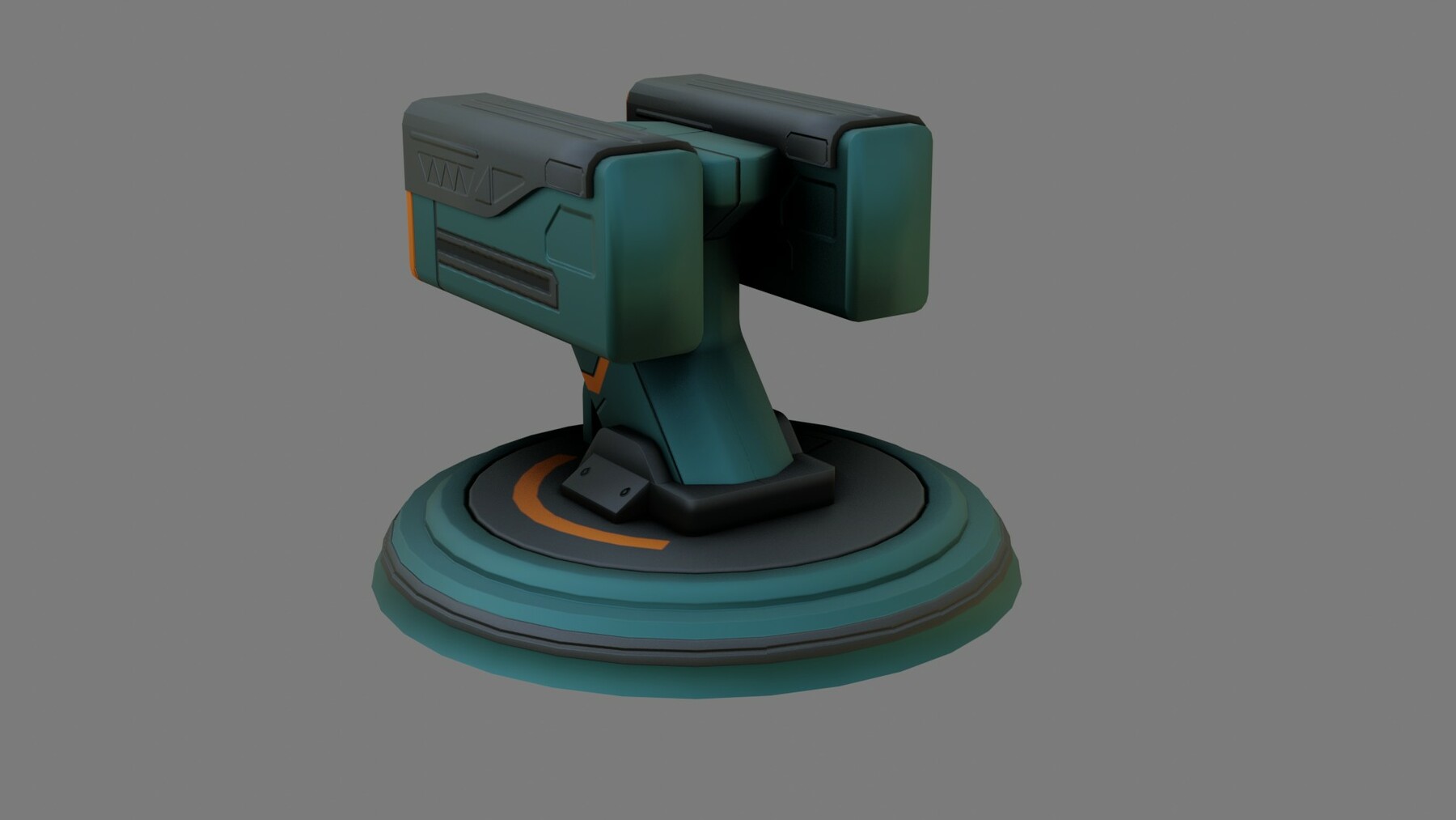 ArtStation - Sci-Fi Missile Launcher - Low Poly - Game Ready - PBR ...