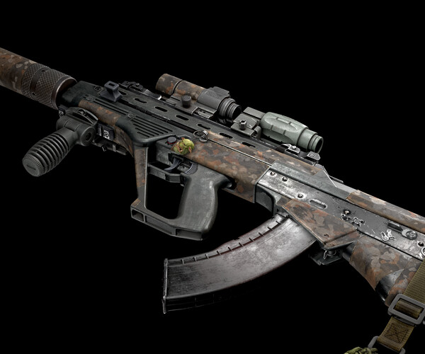 ArtStation - VULCAN-MALYUK_assault rifle | Game Assets