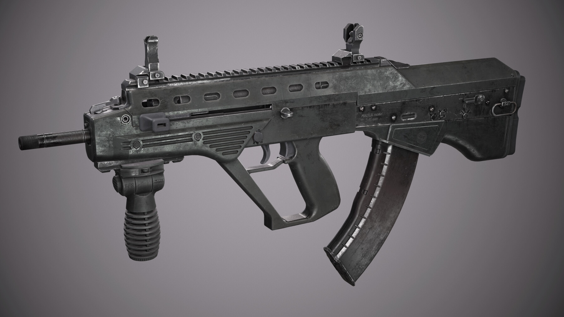 ArtStation - VULCAN-MALYUK_assault rifle | Game Assets