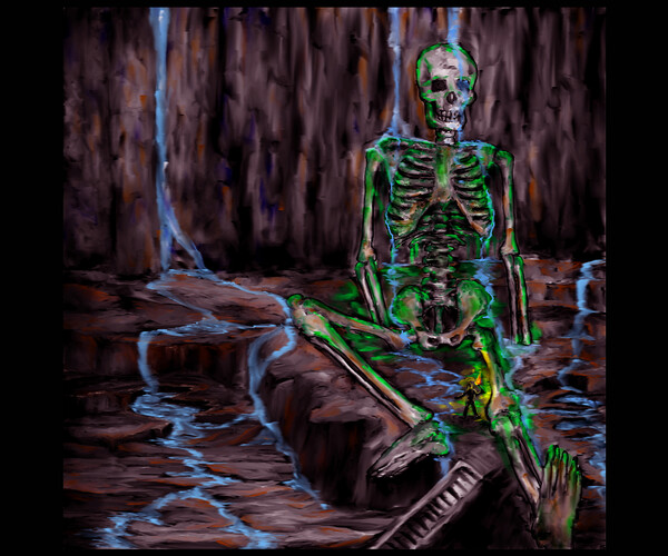 ArtStation - giant skeleton | Artworks