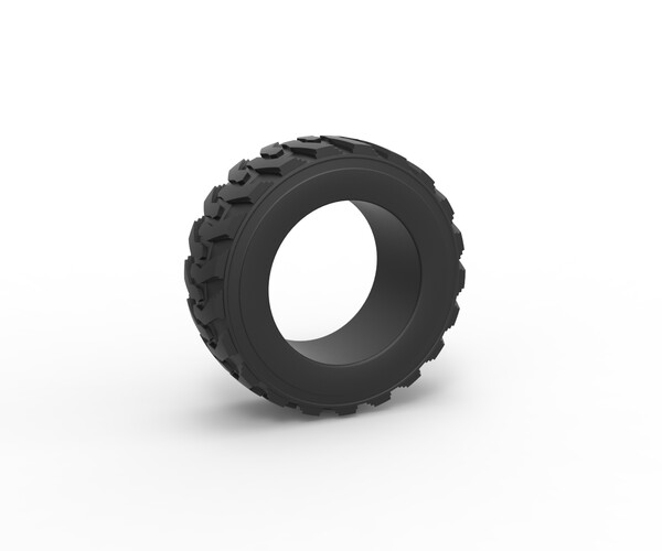 ArtStation - 3D printable Diecast Heavy equipment tire Scale 1:25 ...