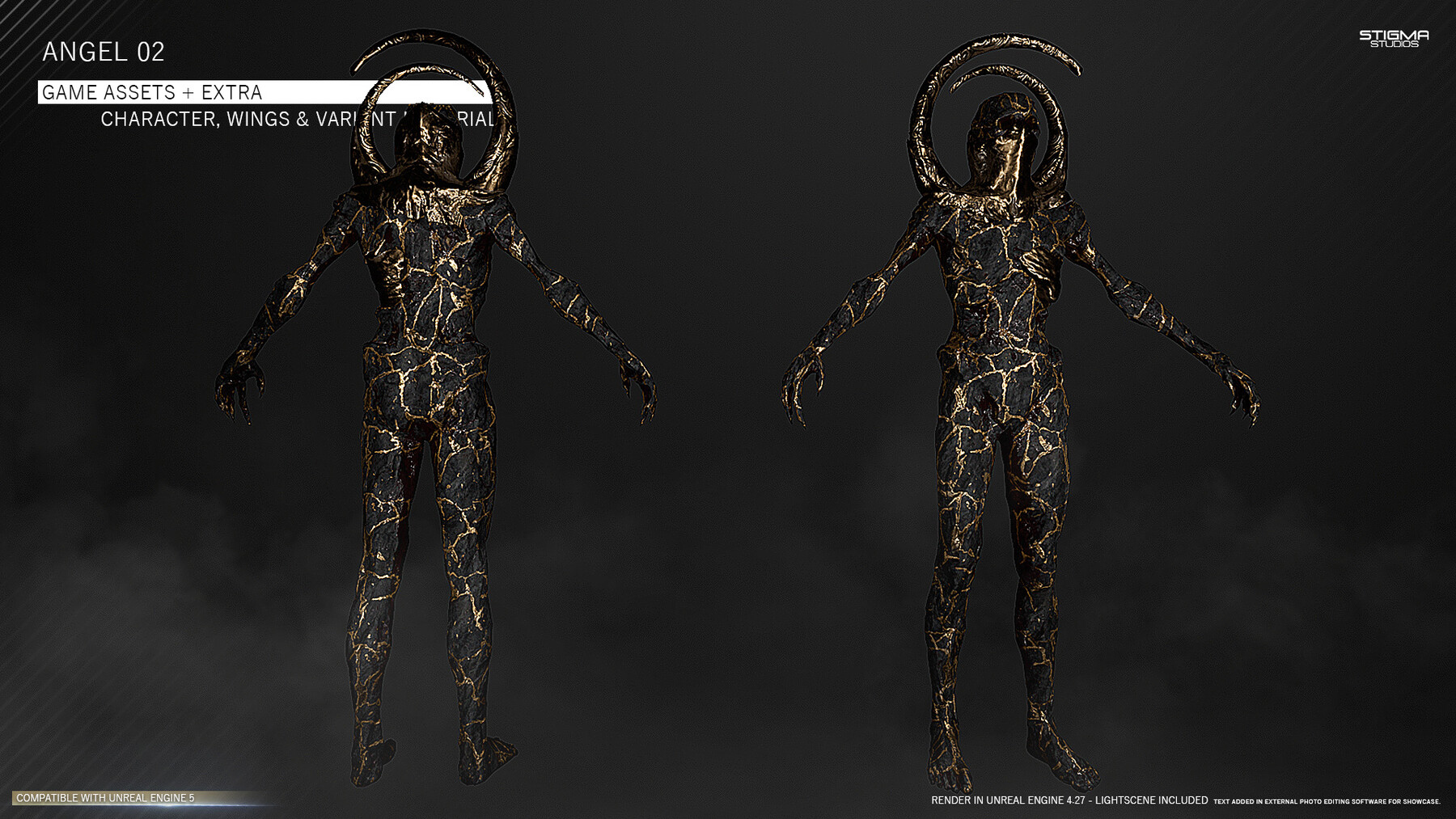 ArtStation - Angel 02 - Game Assets + Extra | Game Assets