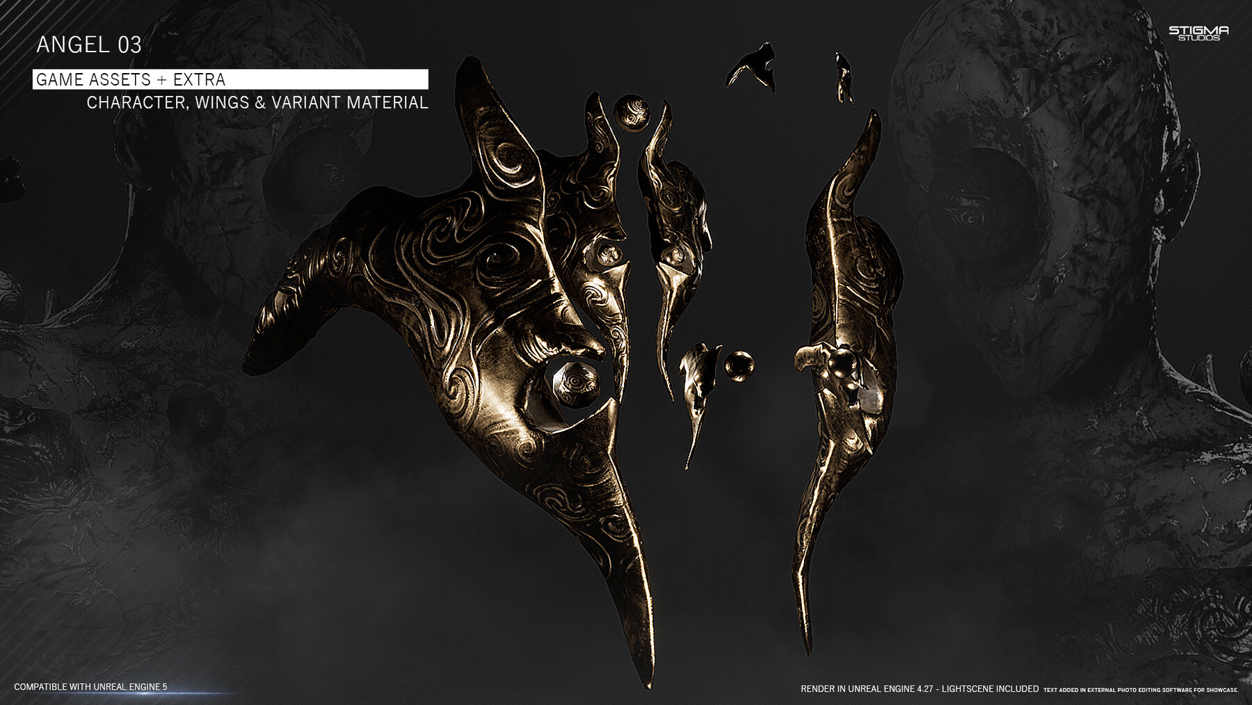 ArtStation - Angel 03 - Game Assets + Extra | Game Assets