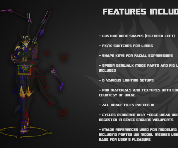 ArtStation - Airachnid Transformers Prime Character Rig | Game Assets
