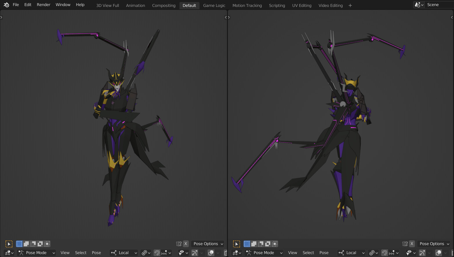 ArtStation - Airachnid Transformers Prime Character Rig | Game Assets