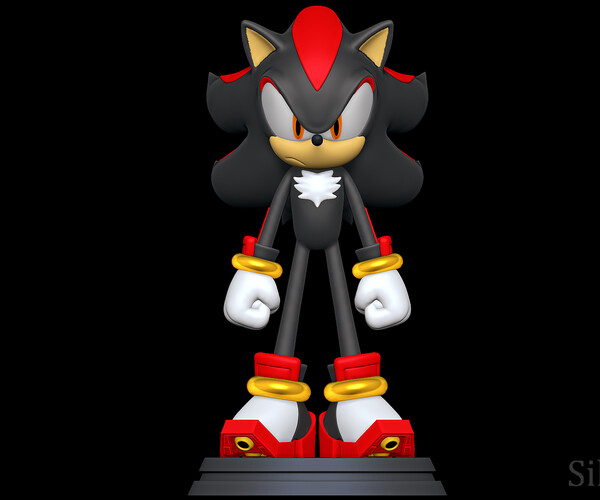 ArtStation - Shadow the Hedgehog 3D print model | Resources