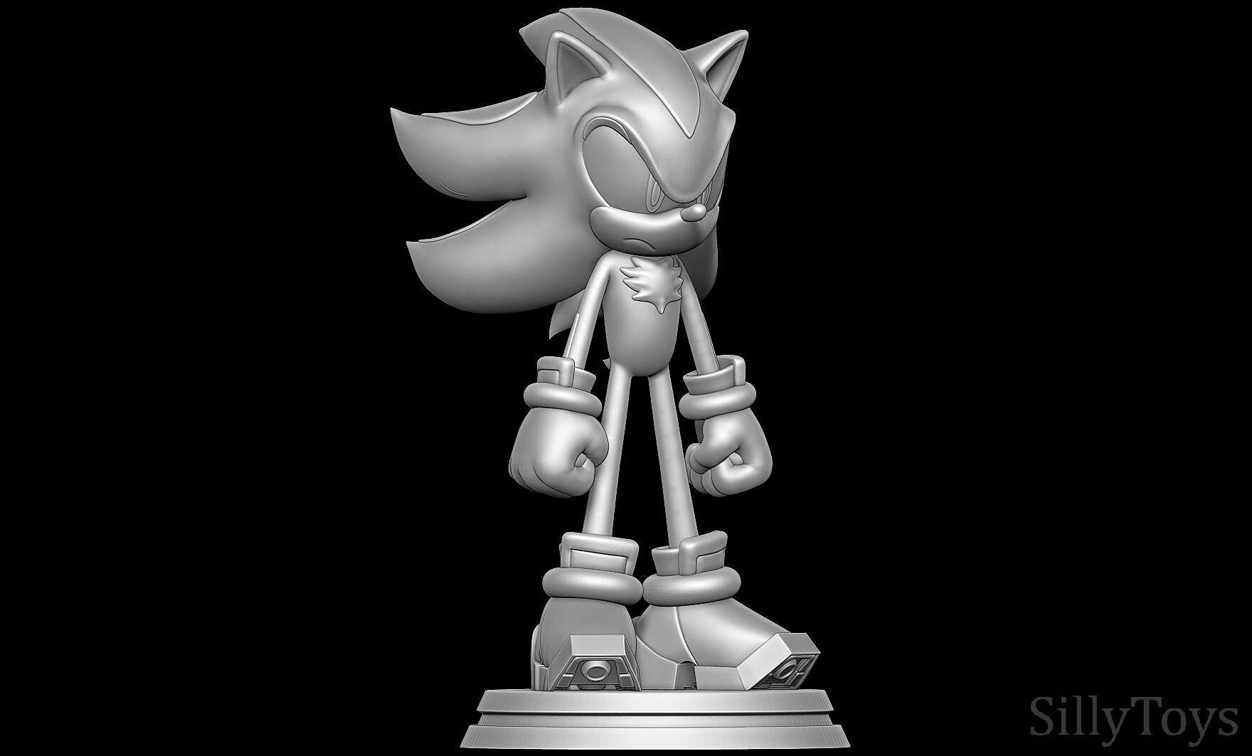 ArtStation - Shadow the Hedgehog 3D print model | Resources