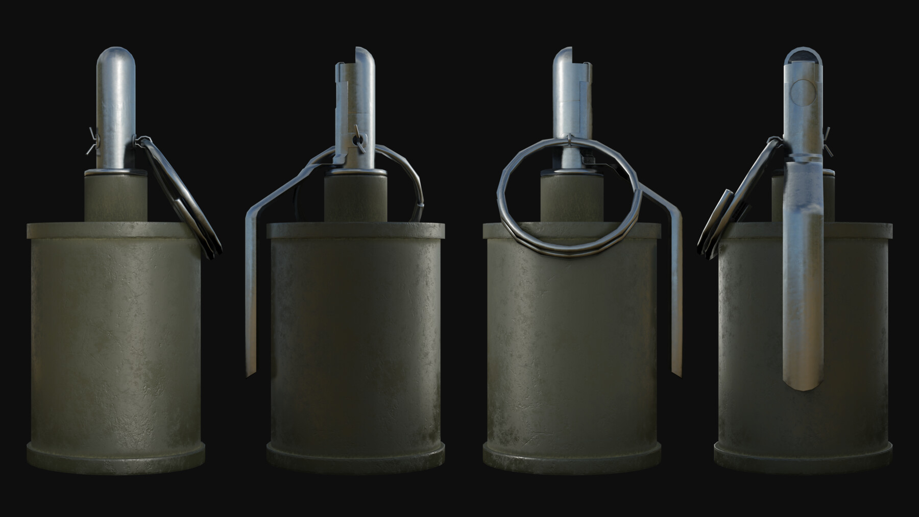 ArtStation - HQ Hand Grenades Collection | Game Assets