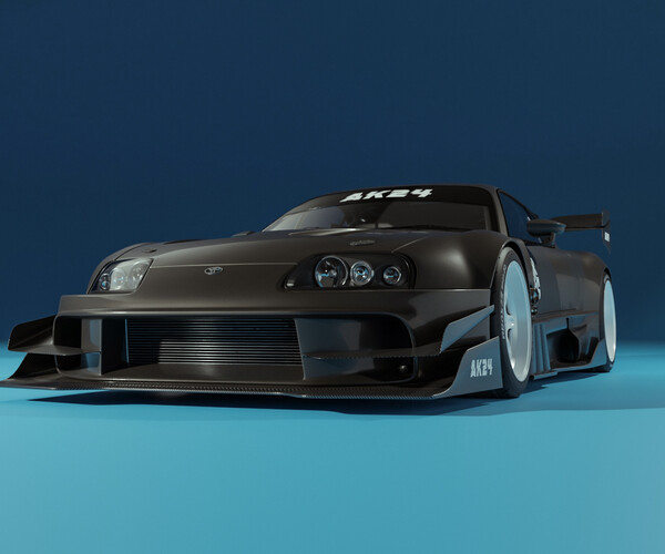 ArtStation - Toyota Supra MkIV Heavy Modified | Resources