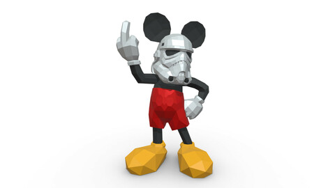 ArtStation - Mickey Mouse figure 3 | Resources