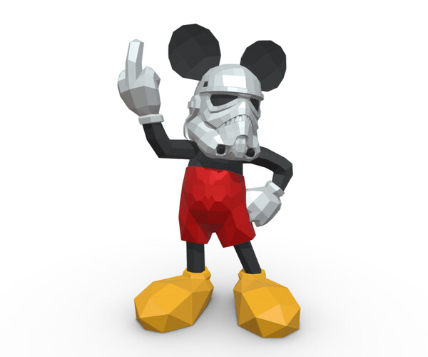 ArtStation - Mickey Mouse figure 3 | Resources
