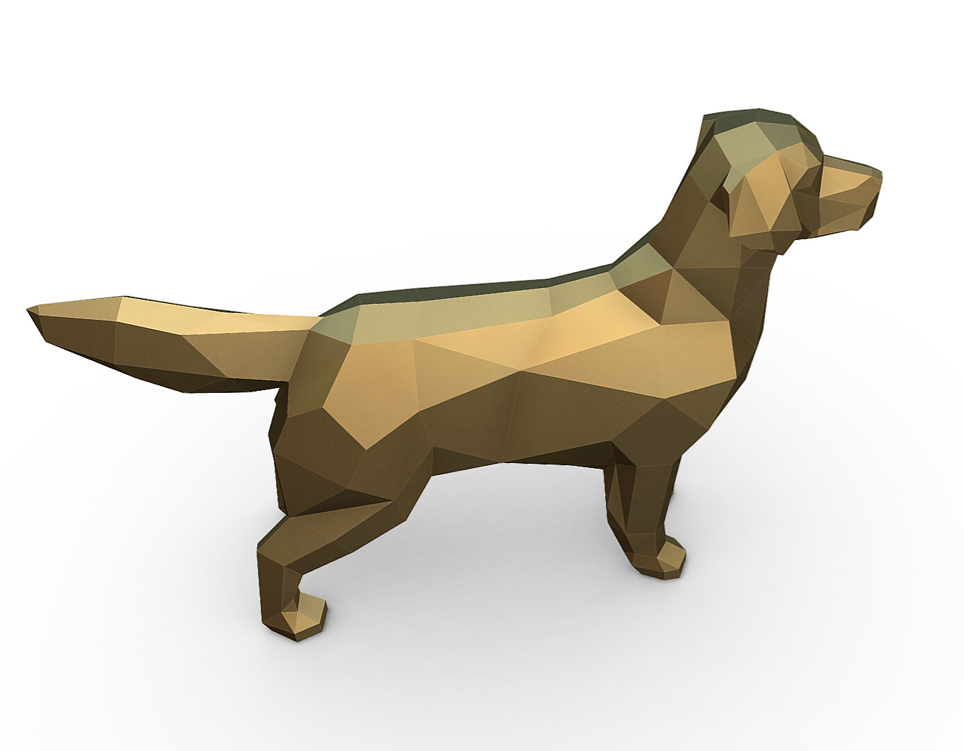 ArtStation - Golden Retriever figure 3 | Resources
