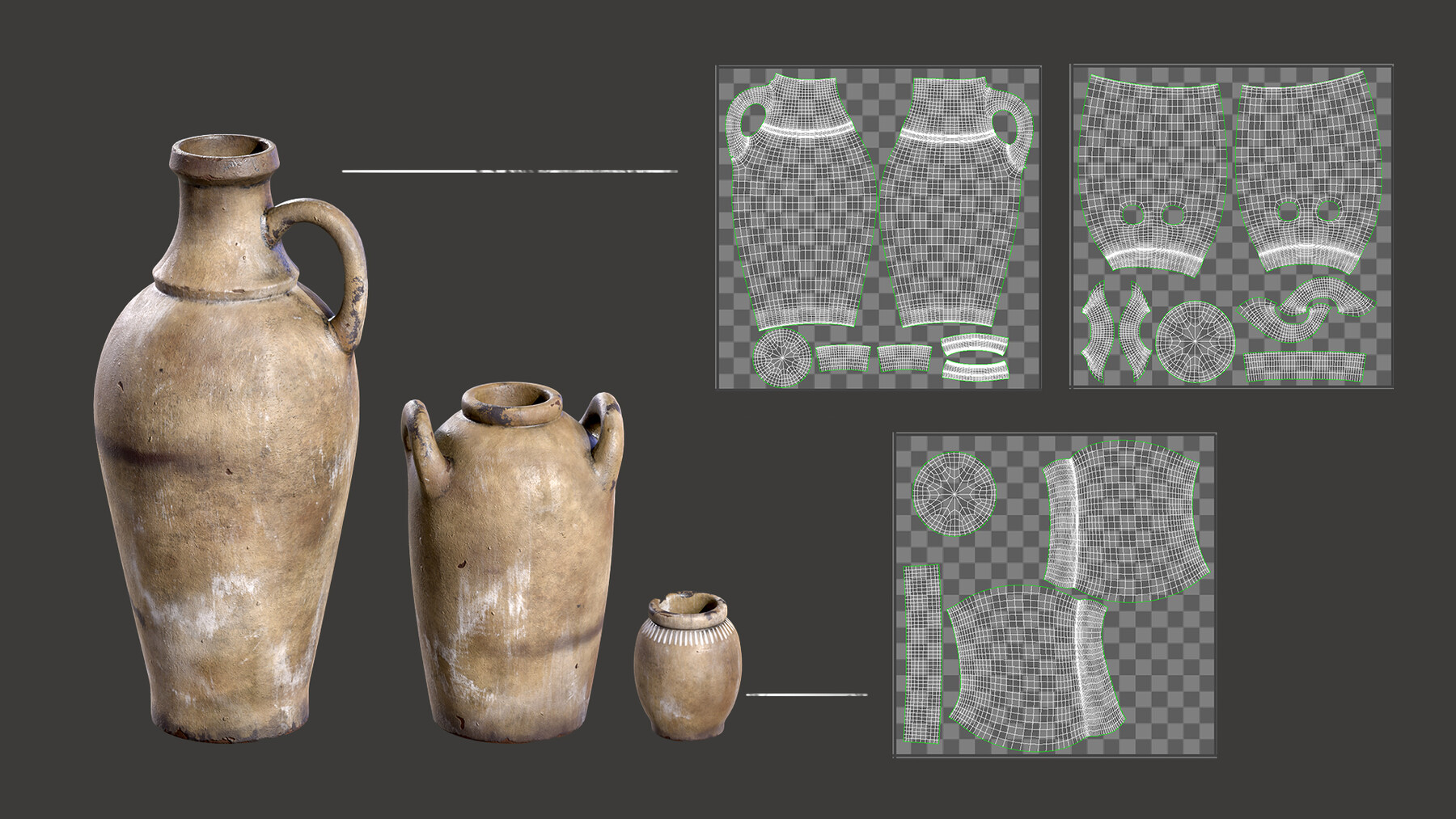 ArtStation - antique jars | Game Assets
