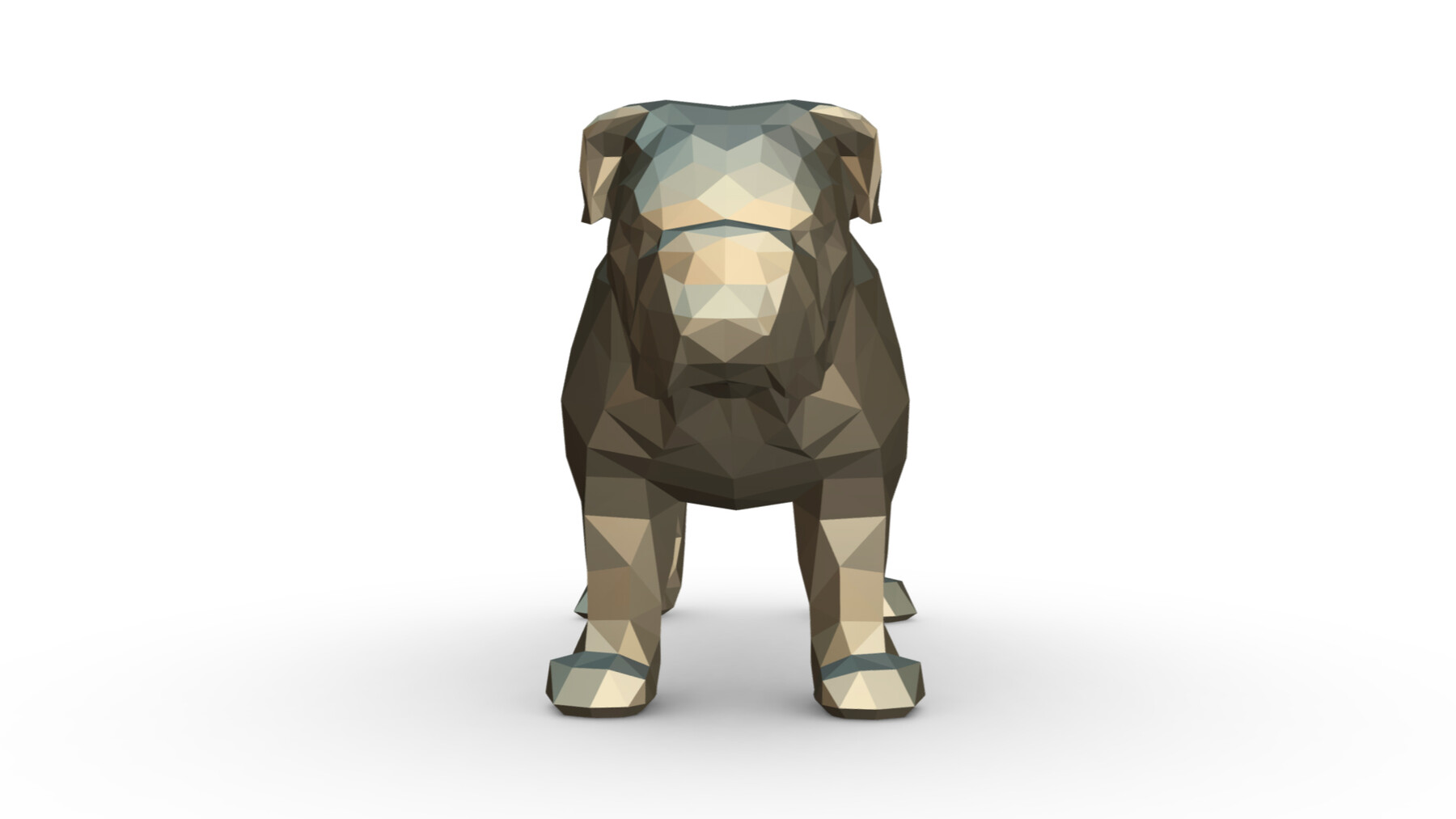 ArtStation - English bulldog figure 2 | Resources